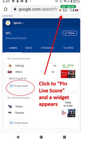 Keeping Score with Google Widgets – Ted Merz